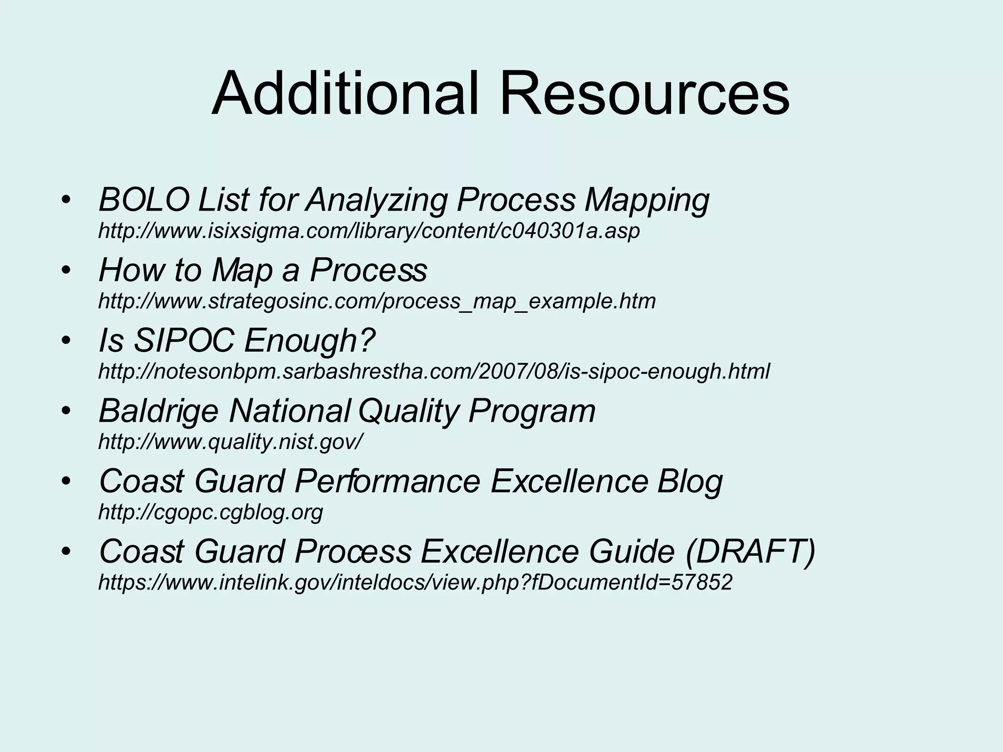 Process Mapping For Modernization | PPT