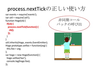 そうだったのか！ よくわかる process.nextTick() node.jsのイベントループを理解する | PPT