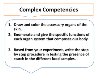Process oriented learning competencies | PPTX
