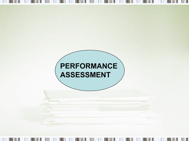 Process oriented performance-based assessment | PPT