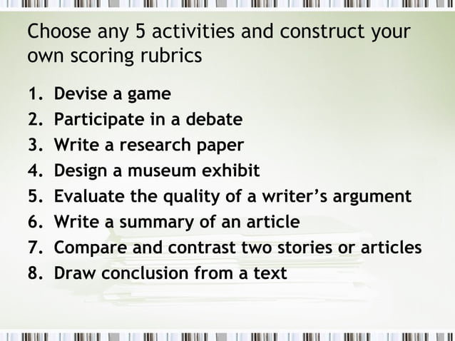 Process Oriented Performance Based Assessment Ppt