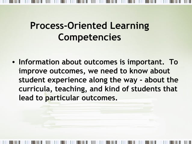 Process oriented performance-based assessment | PPT