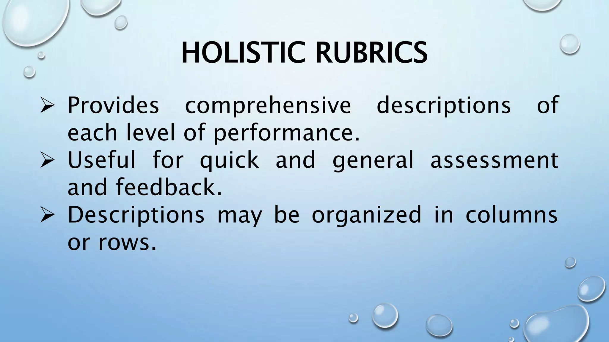 Process oriented, performance-based assessment | PPTX