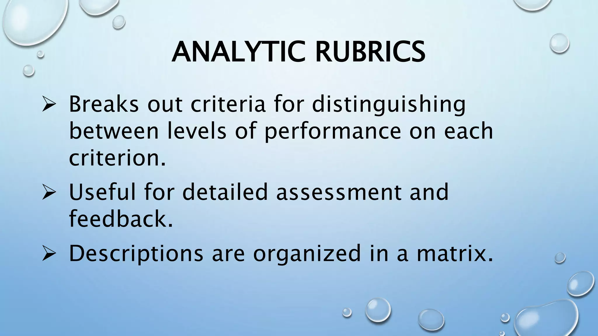 Process oriented, performance-based assessment | PPTX