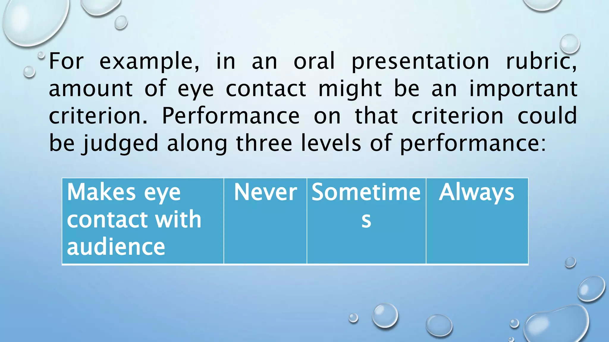 Process oriented, performance-based assessment | PPTX