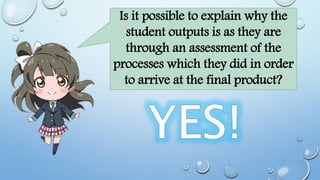 Process oriented, performance-based assessment | PPTX