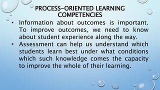 Process oriented, performance-based assessment | PPTX