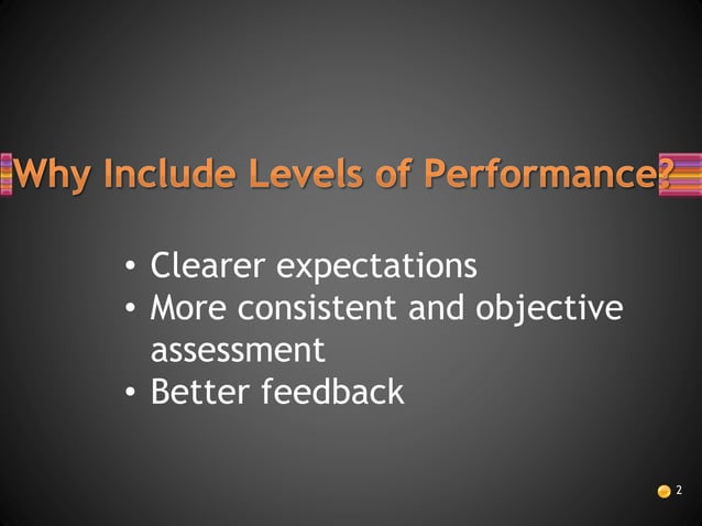 Process oriented performance-based assessment | PPTX | Educational ...