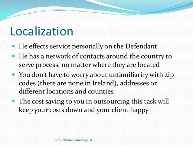 Process Servers in Ireland-Service of Process-Hague Convention