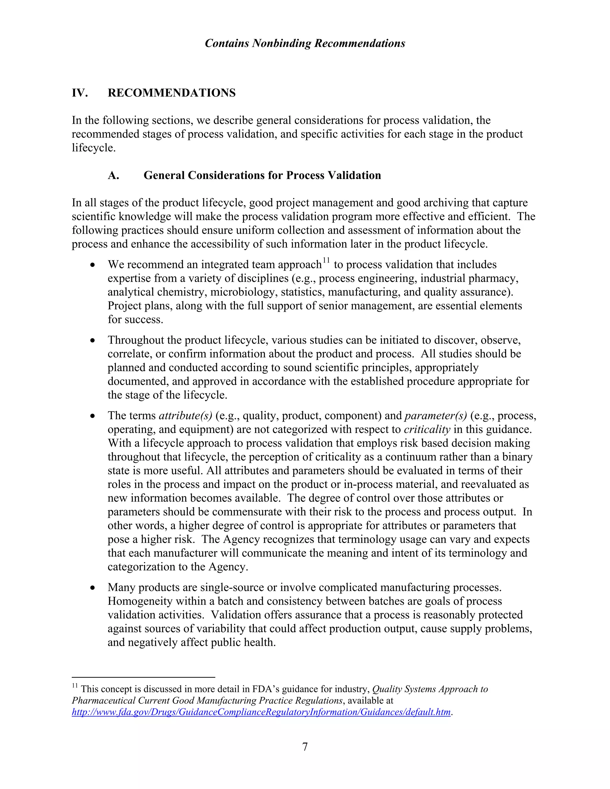 Process validation--general-principles-and-practices | PDF