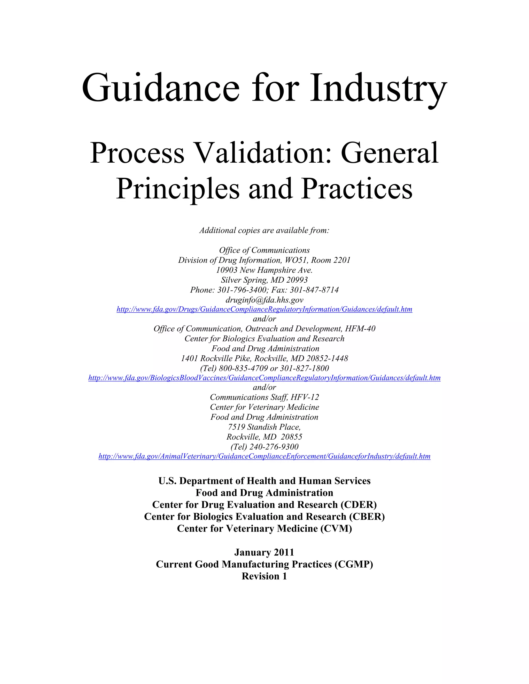 Process validation--general-principles-and-practices | PDF