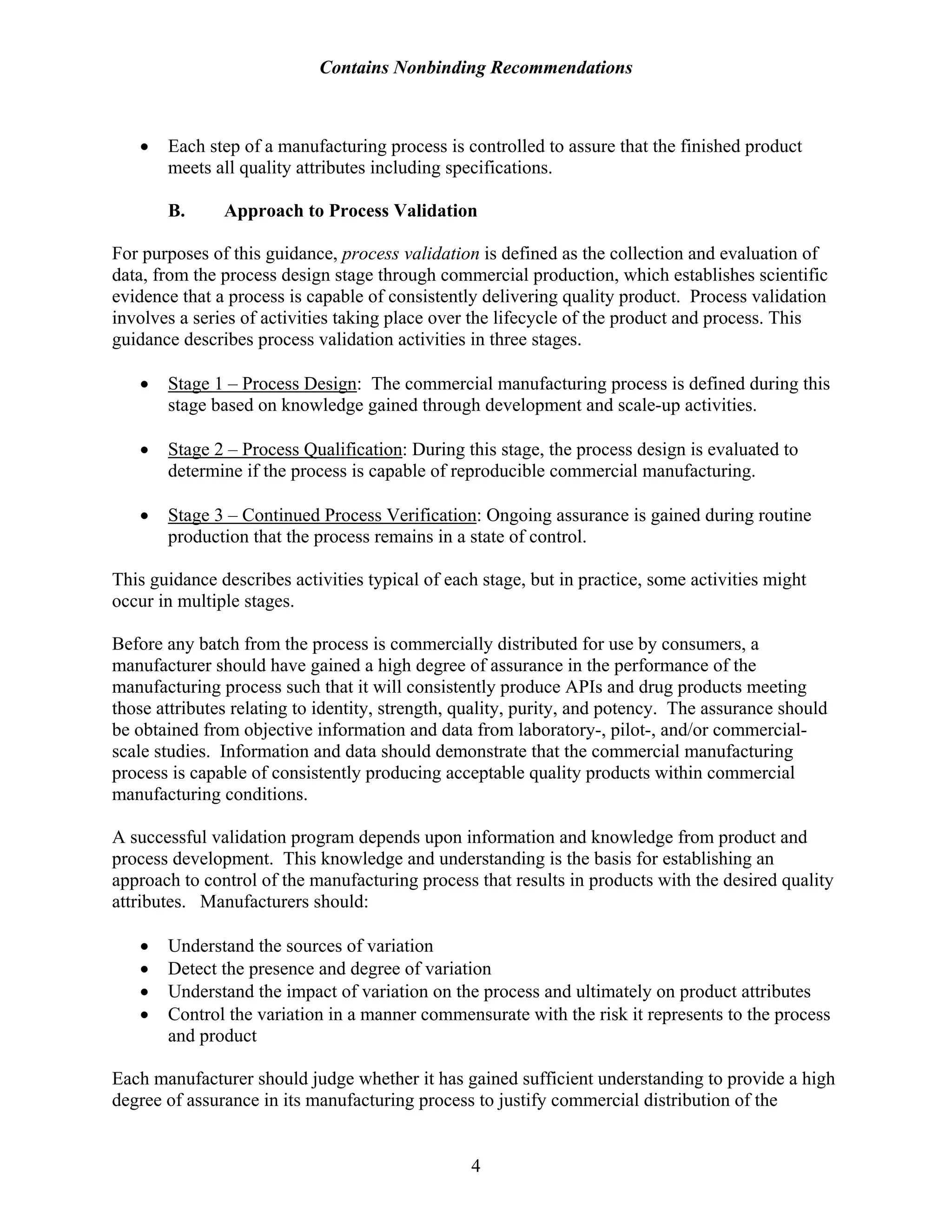 Process validation--general-principles-and-practices | PDF