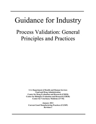 Process validation--general-principles-and-practices | PDF