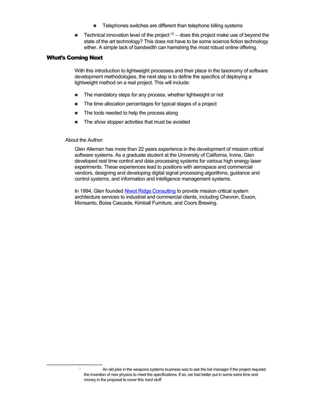 Lightweight Processes: A Definition | PDF