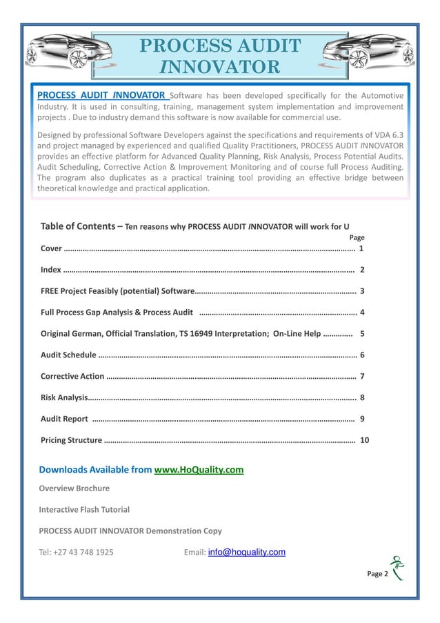 VDA 6.3 - Process Audit Innovator | PDF | Computer Software and ...