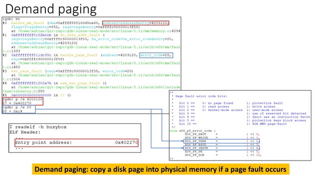 Process Address Space The Way To Create Virtual Address Page Table Of Userspace Application Pdf
