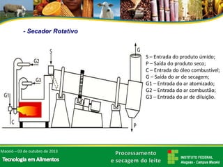 Processamento e secagem do leite - Físico-química | PDF