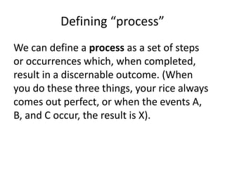 Preslar's comp class Process analysis show | PPTX