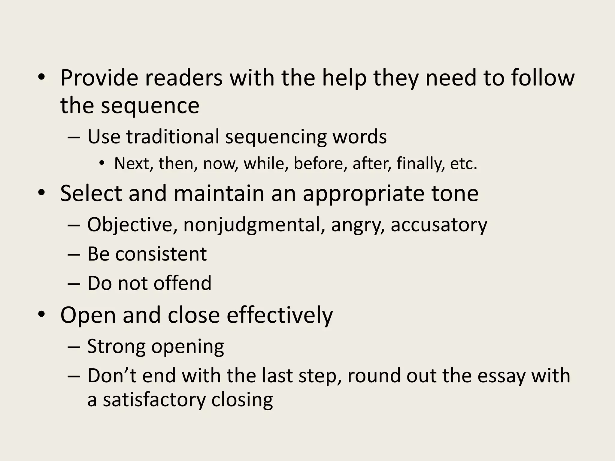 Process analysis essay | PPTX