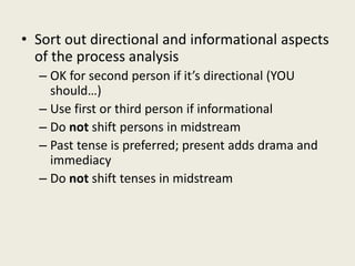Process analysis essay | PPTX