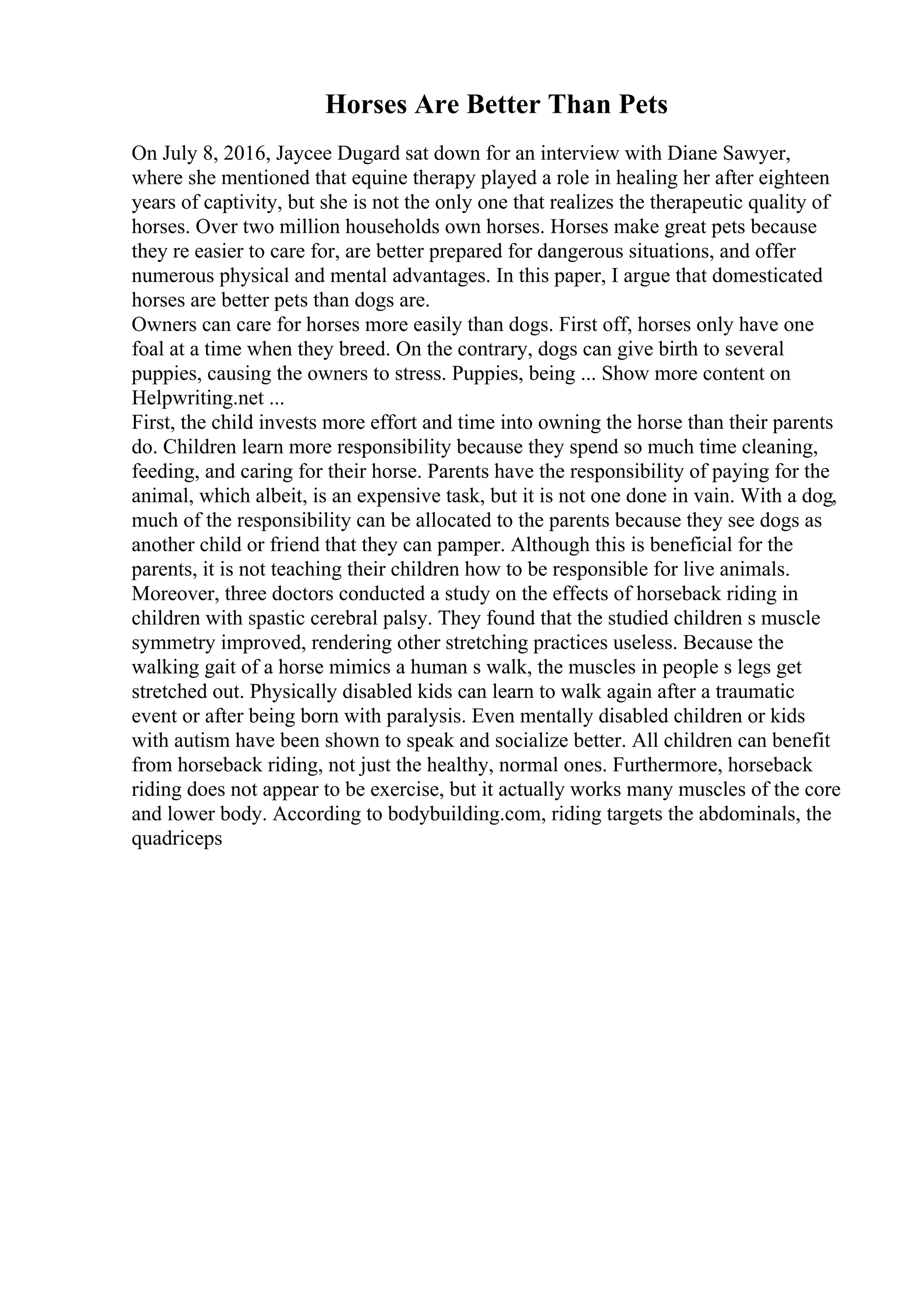 Process Analysis Essay Examples | PDF