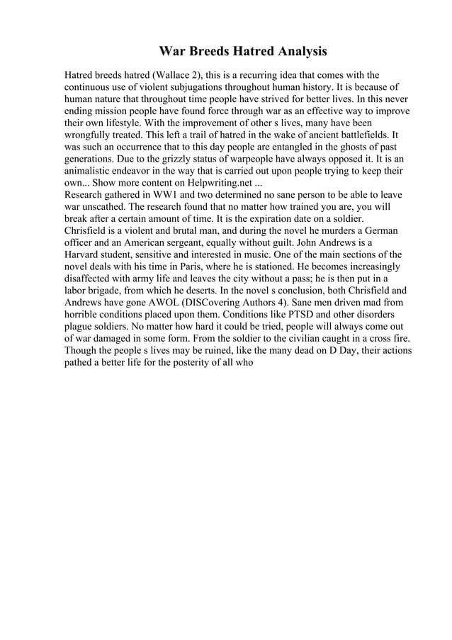 Process Analysis Essay Outline | PDF