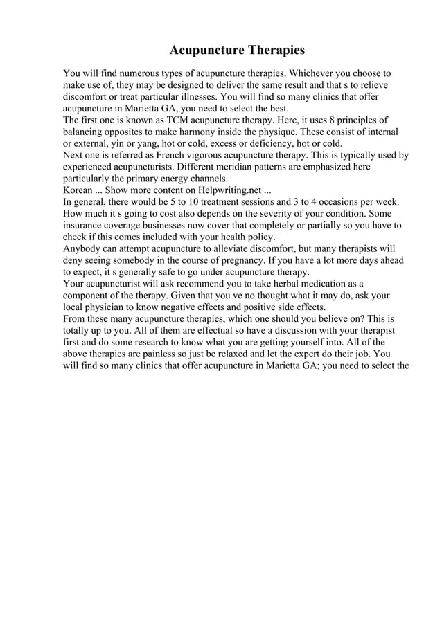 Process Analysis Essay Outline | PDF