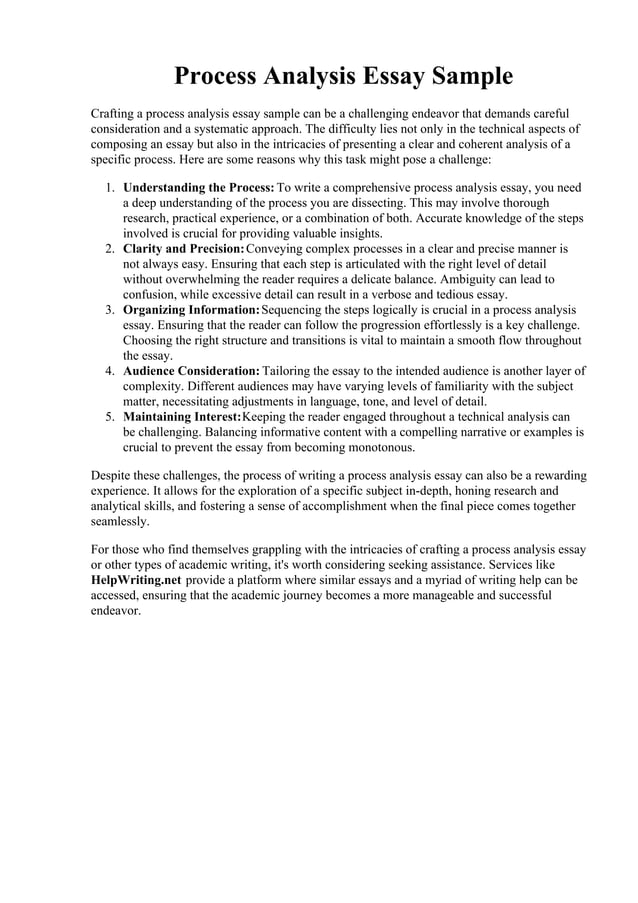 Process Analysis Essay Sample.pdf