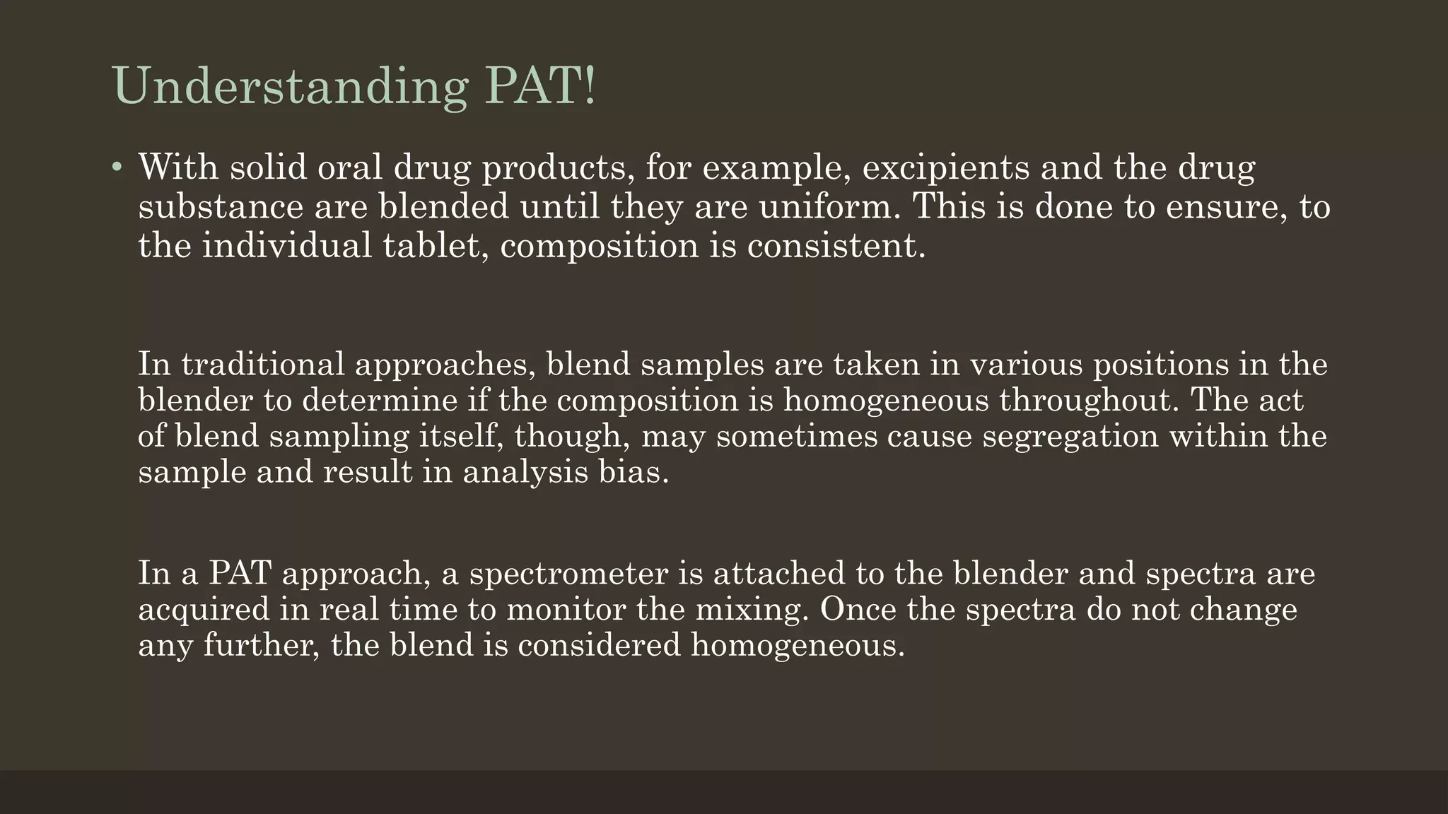 Process analytical technology | PPTX