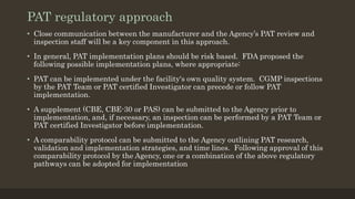 Process analytical technology | PPTX