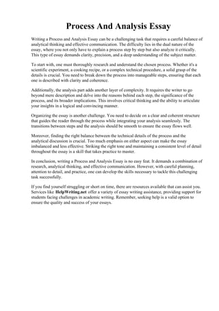 Process And Analysis Essay.pdf