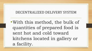 Process and delivery of prepared meals | PPTX