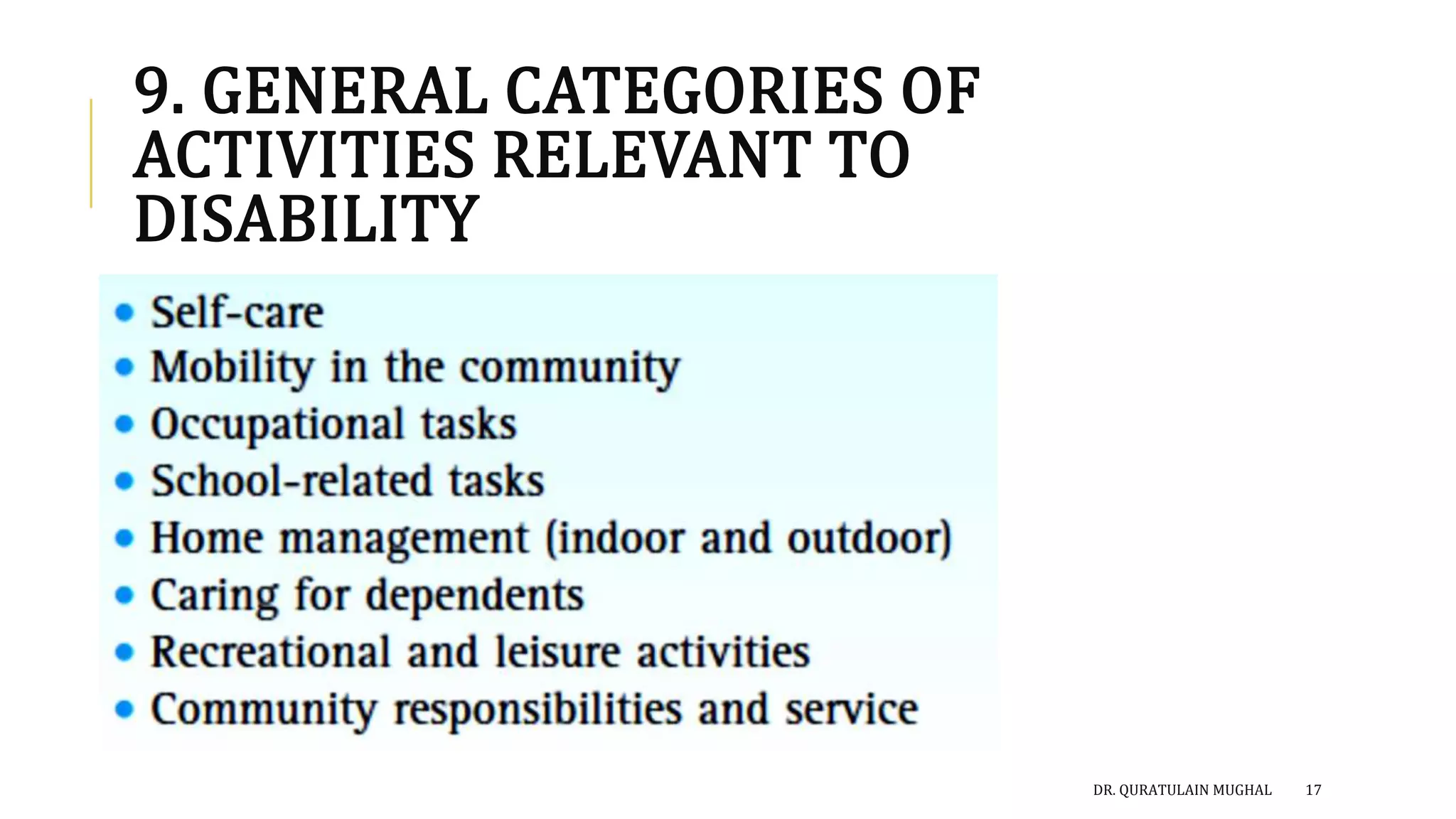 Process and models of disablement | PPTX