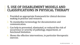 Process and models of disablement | PPTX