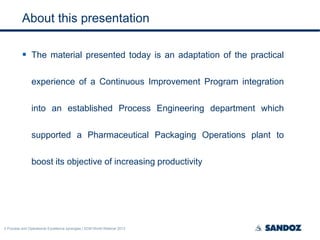 Process and operational excellence synergies | PPT