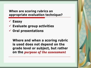 Process and product performane-based assessment | PPTX