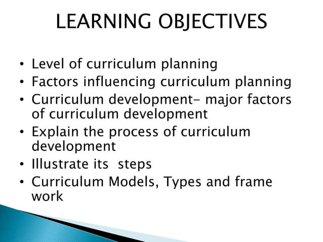 Process and steps of curriculum development | PPTX | Primary Education ...