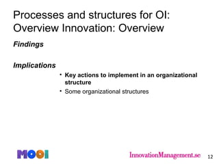 Process and structures for open innovation(ppt) | PPT