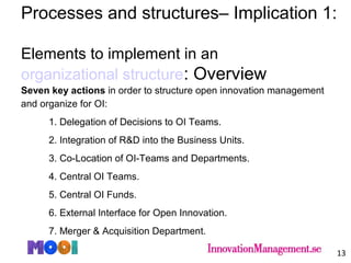 Process and structures for open innovation(ppt) | PPT