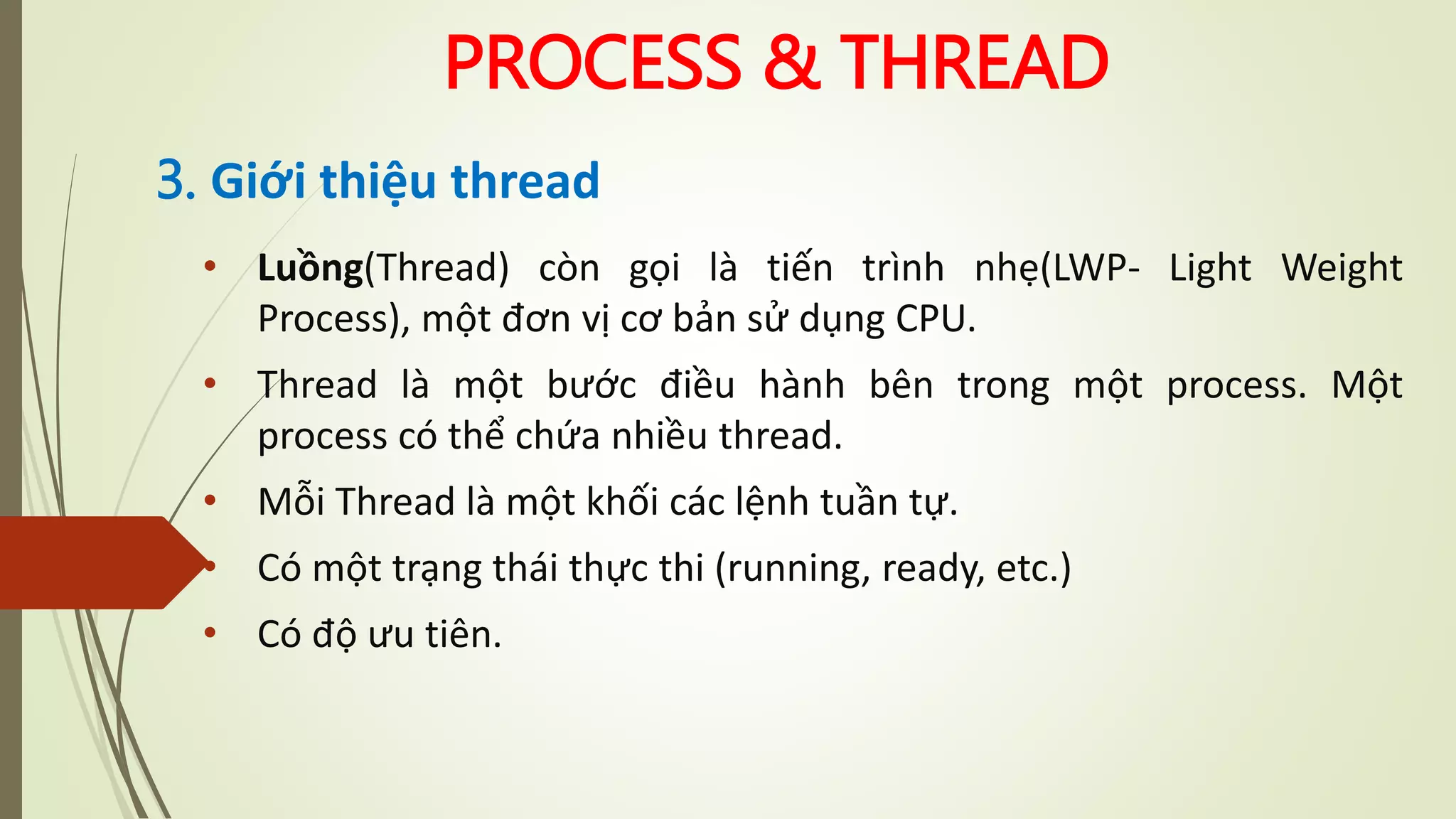 Process and thread | PPTX