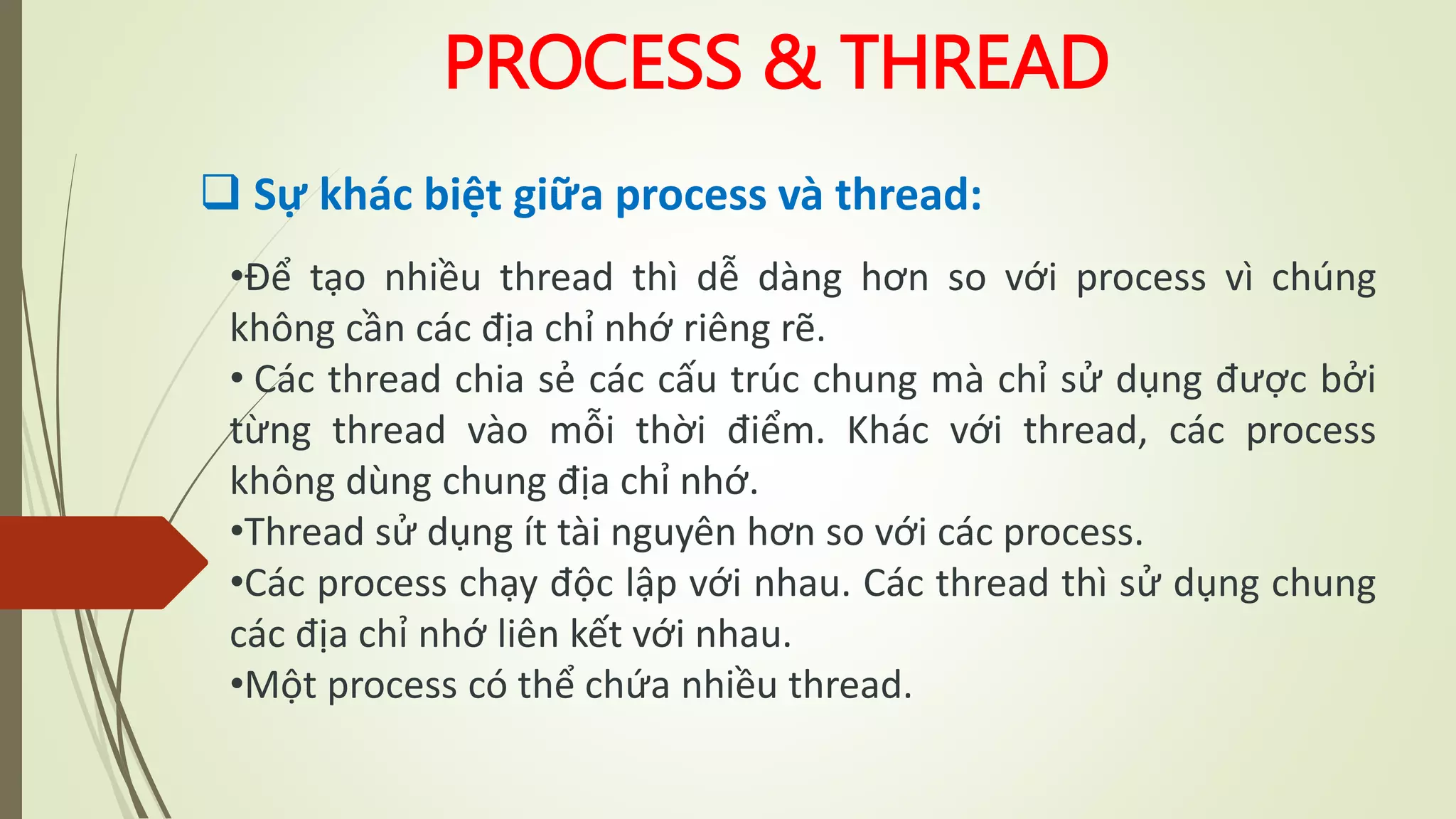 Process and thread | PPTX