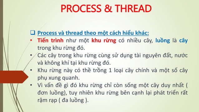 Process and thread | PPTX