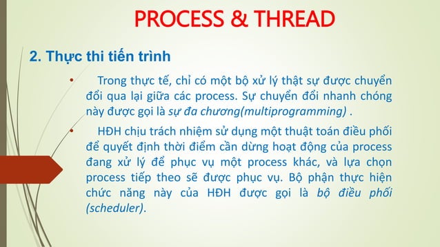 Process and thread | PPTX