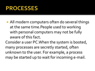 Process and threads | PPTX