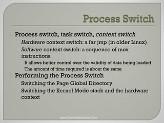 Process and Threads in Linux - PPT | PPT