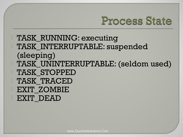 Process and Threads in Linux - PPT | PPT