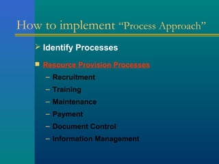 Process Approach To Management
