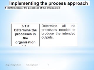 Process Approach for management system | PPTX | Email | Internet