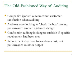 Process Approach to Internal Auditing.ppt | Business | Business and Finance