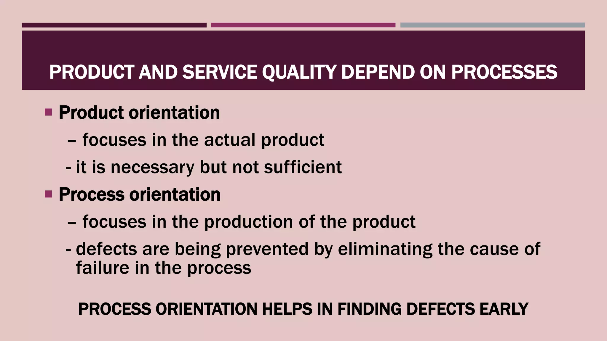 Process Approach in Total Quality Management | PPTX